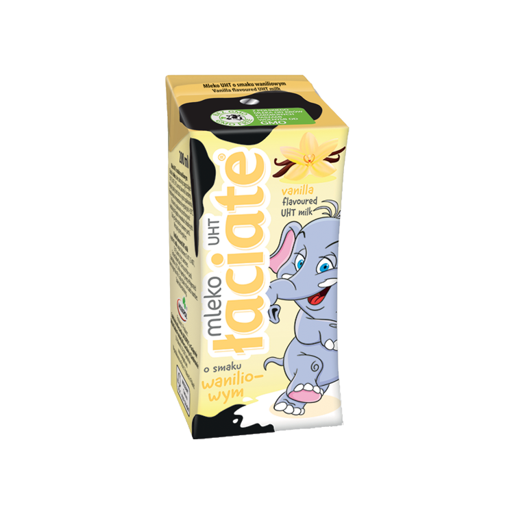 Łaciate UHT milk with vanilla flavour – Mlekpol