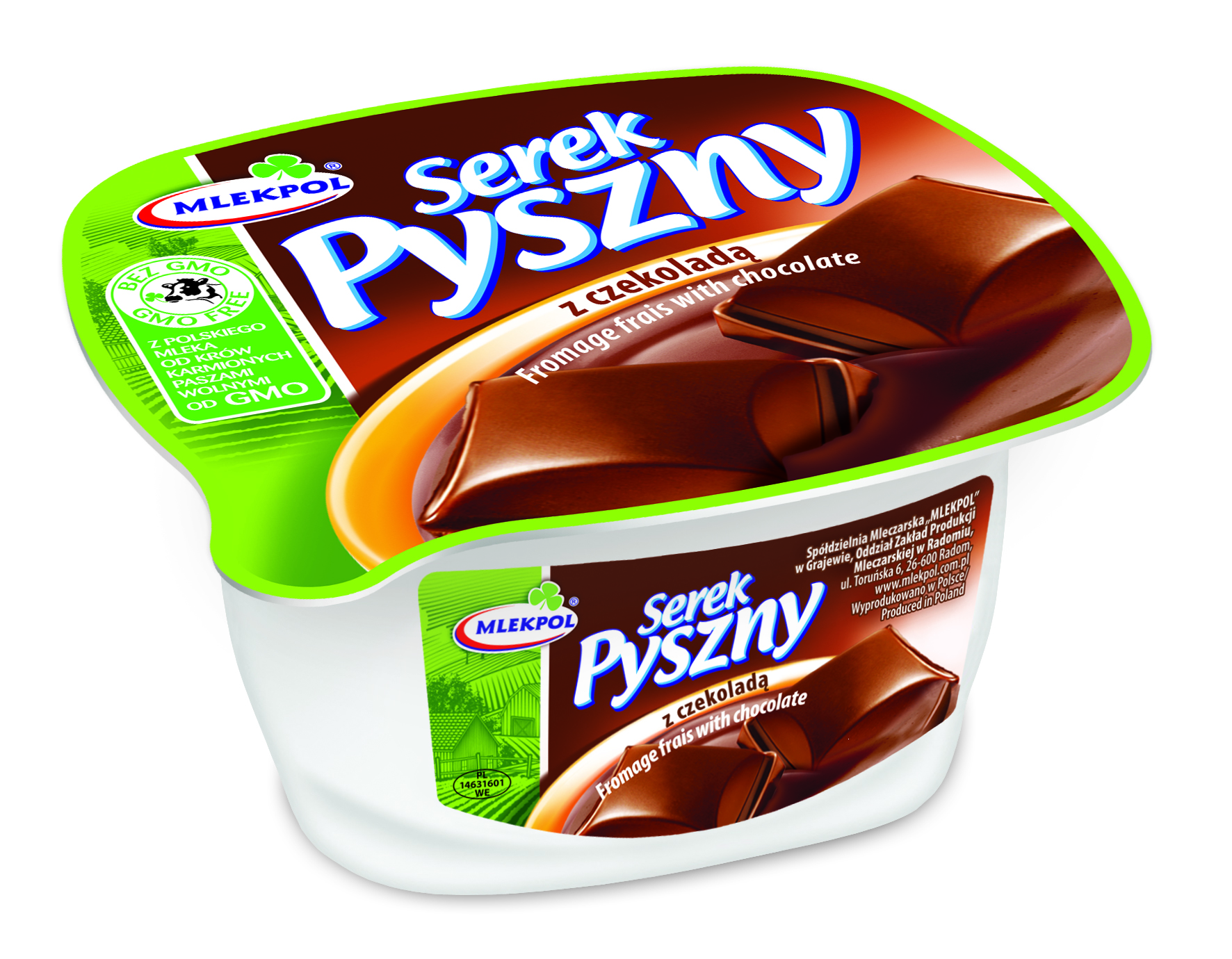Serek Pyszny with chocolate (homogenized cheese) – Mlekpol